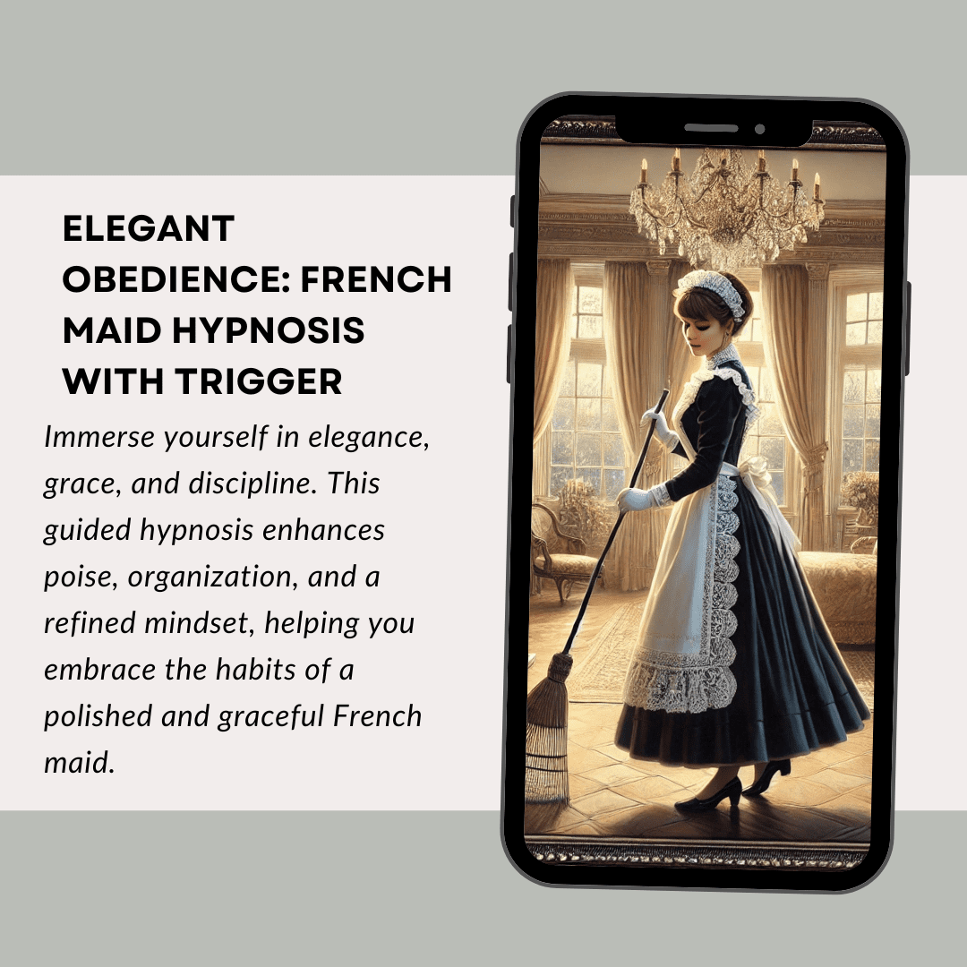 Elegant Obedience: French Maid Hypnosis with Trigger - Hiphypno
